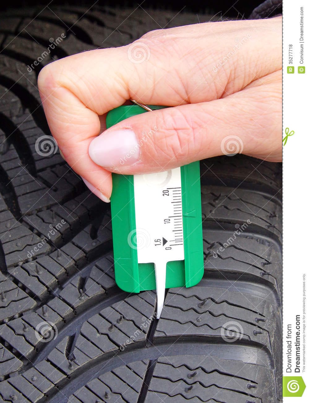 Tyre Thickness Measurement