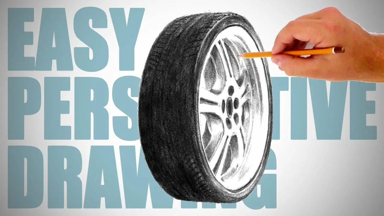 How To Draw A Car Tire